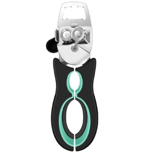 bxgnip can opener jar opener suitable for small and medium size jars manual handheld hand can opener with sharp blade smooth edge with multifunctional bottles opener