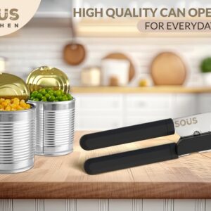 Sous Kitchen Heavy Duty Can Opener - Manual Can Openers With Premium Quality Razor Sharp Blades - Hand Can Opener Manual - Can Opener Heavy Duty For Everyday Use - Hand Held Can Openers For Kitchen