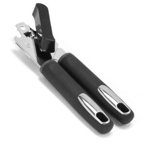 Dominion Can Opener Manual, Handheld Strong Heavy Duty Can Opener, Good Grips Anti-slip Hand Grip, Stainless Steel Sharp Blade, Ergonomic and Easy to Use, with Large Turn Knob