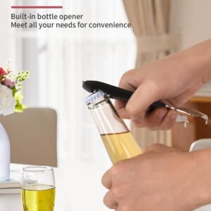 CYDW Mason Jar Opener Tool with Soft Touch Handle, No Lid Dents or Damage, Can Opener Manual Multi-Purpose, Easy Twist Manual Handheld Top Remover, Canning Supplies, Bottle Opener, Made for Lifetime