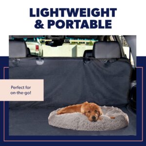 Premium Dog Beds for Large dogs and Medium dogs - Portable Dog Beds & Furniture - Dog Travel - Fits up to 25 lbs, (Small, Light Grey)