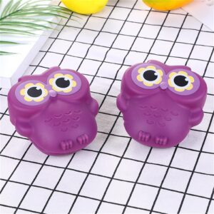 Cute Owl Silicone Pot Holder Oven Mitts Heat Resistant AntiScald Gloves Non-Slip Hot Mini Cooking Mitts Heat Resistant Antiscald Gloves Oven Mitts Kitchens Accessories Cooking Tools