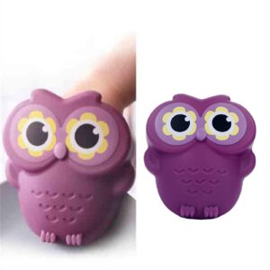 Cute Owl Silicone Pot Holder Oven Mitts Heat Resistant AntiScald Gloves Non-Slip Hot Mini Cooking Mitts Heat Resistant Antiscald Gloves Oven Mitts Kitchens Accessories Cooking Tools