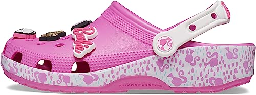 Crocs Unisex Barbie Classic Clogs, Electric Pink, Numeric_5 US Men