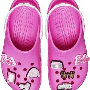 Crocs Unisex Barbie Classic Clogs, Electric Pink, Numeric_5 US Men