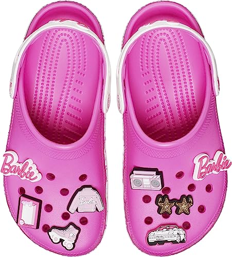 Crocs Unisex Barbie Classic Clogs, Electric Pink, Numeric_5 US Men