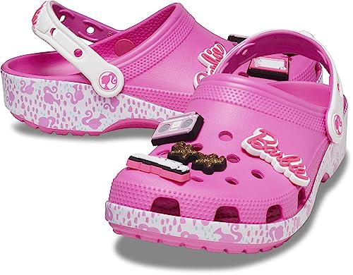 Crocs Unisex Barbie Classic Clogs, Electric Pink, Numeric_5 US Men