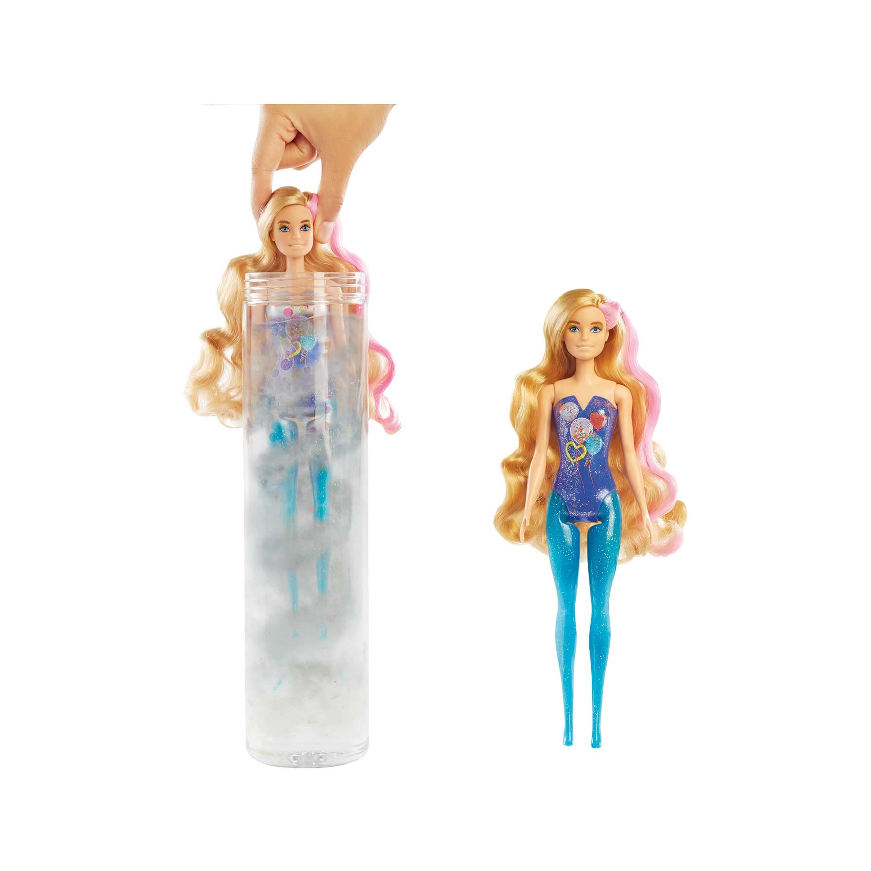 Barbie Color Reveal Doll & Accessories, Party Series, 7 Surprises, 1 Barbie Doll (Styles May Vary)