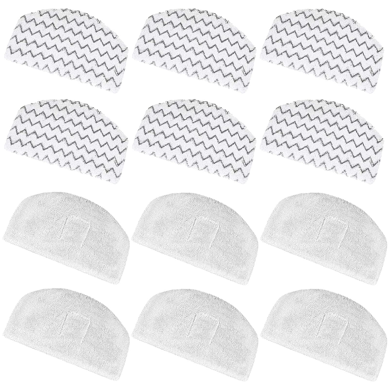 12 Pack 1940 Steam Mop Replacement Pads for Bissell Powerfresh Steam Mop 1940 1440 1806 1544 2075 2685A 2814 Series, Model 19402 19404 19408 19409 1940A 1940F 1940Q 1940T 1940W B0006 B0017 2075A 15441