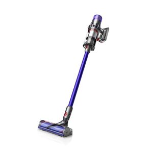 dyson v11 plus cordless vacuum cleaner, nickel/purple, large