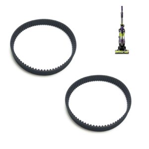 replacement belt for bissell pet hair eraser upright vacuum,compatible with model :1650a, 24613, 20874, 27909, part # 1608840 (2 pack)