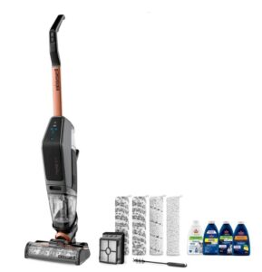 bissell 3277 crosswave x7 cordless pet pro titanium/black/copper vacuum (renewed)