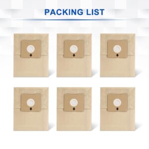 LANMU Vacuum Bags Compatible with Bissell Zing 4122, 2154A, 2154W, 2154, 4122D, 1668, 1668C, 1668W, 1608, 2154C Canister Vacuum, Replacement Part Number 2138425 (6 Pack)