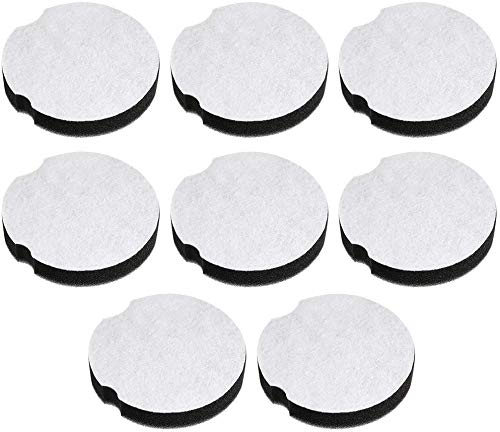 8 Pack Upright Vacuum Filter Compatible with Bissell PowerForce Compact Lightweight Upright Vacuum Cleaner, Fit for Part # 1604896/160-4896