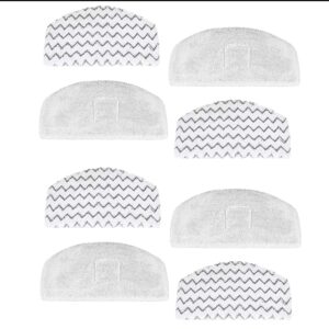 8 pack steam mop reusable replacement pads for bissell powerfresh steam mop 1940 1806 1544 2075 2685a 2181 2814 series, model 19402 19404 19408 19409 1940a 1940f 1940q 1940t 1940w b0006 b0017 2075a