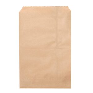 Tendwarm 100 Pcs 3x5 Inches Brown Kraft Paper treat Bags Flat favor bag for Party Wedding Small Gift bag