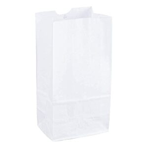 2lb White Kraft Paper Bags- Pack of 100ct