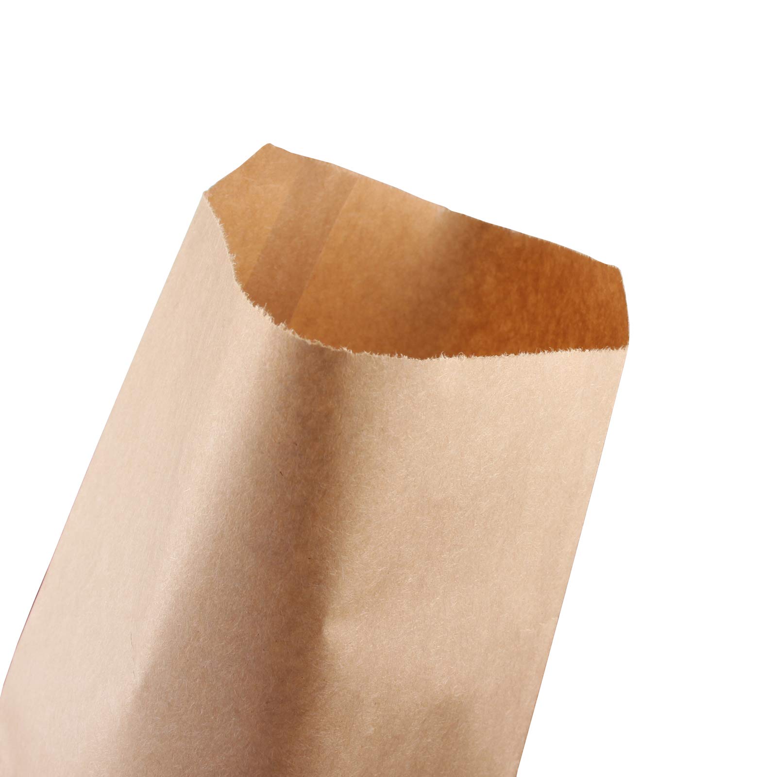 Z ZICOME 100 Pcs 6"x9" Flat Plain Brown Paper Bags for Gift Card, Jewelry Merchandise, Candy Cookies, Doughnut, Party Favor, Sandwich