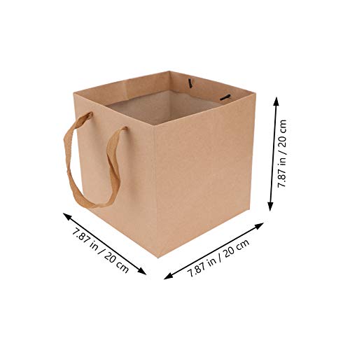 JOEBO Goodie Bags 10pcs Kraft Paper Gift Bags Party Bags Bags Cub Favor Bags Business Bags Kraft Bags Retail Bags for Easter Birthday Wedding Bulk Gift Bags