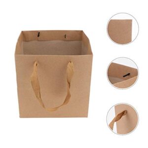 JOEBO Goodie Bags 10pcs Kraft Paper Gift Bags Party Bags Bags Cub Favor Bags Business Bags Kraft Bags Retail Bags for Easter Birthday Wedding Bulk Gift Bags