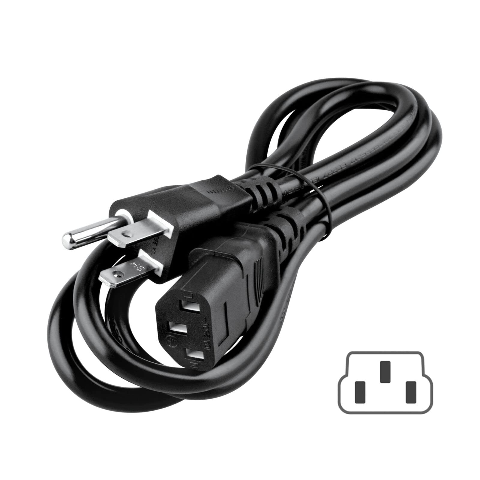 WIKOSS 5ft AC Power Cord Cable for Zojirushi NP-GBC05 NS-VGC05 Rice Cooker 3-Prong Wire