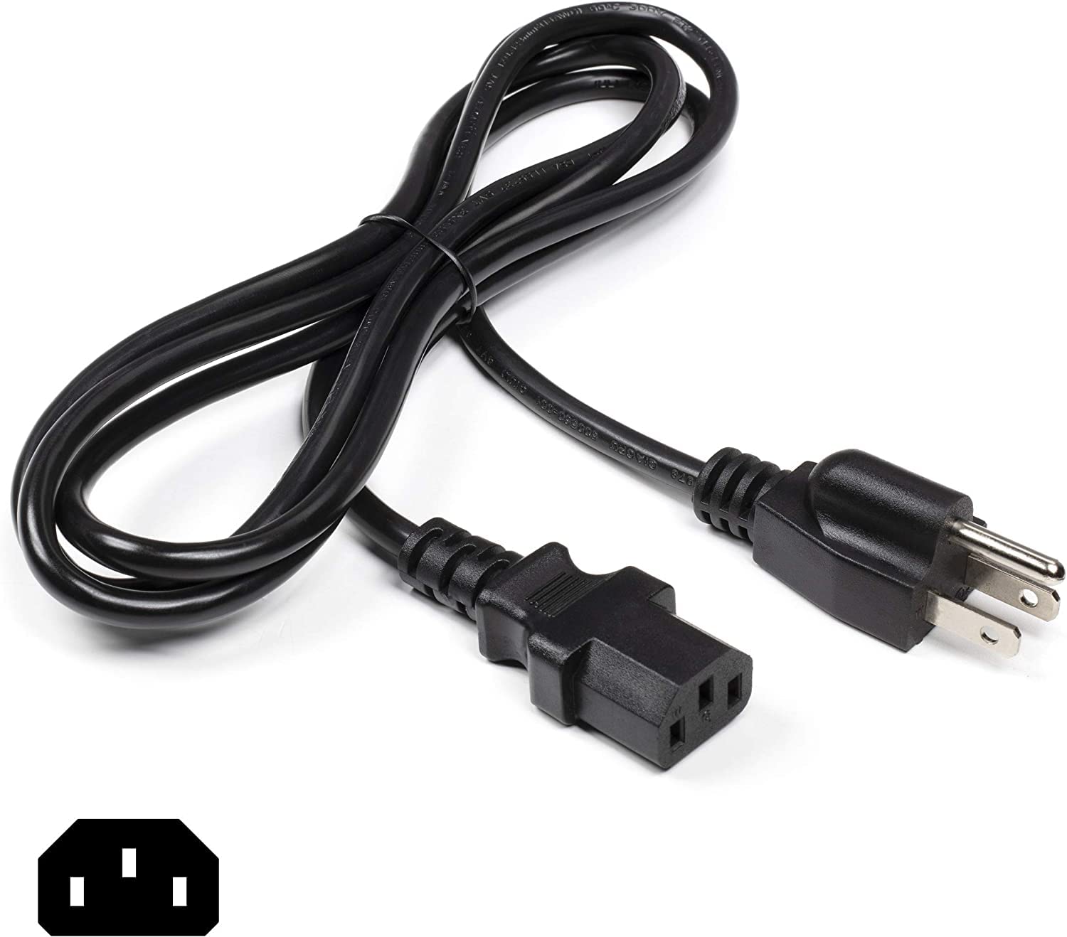 Guy-Tech 5FT AC Power Cord Cable Lead Compatible with Zojirushi NL-BAC05 5.5-Cup Micom Rice Cooker