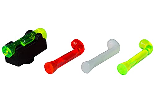 HIVIZ Spark III Shotgun Front Rifle Sight Replacement,Green, Red, and White