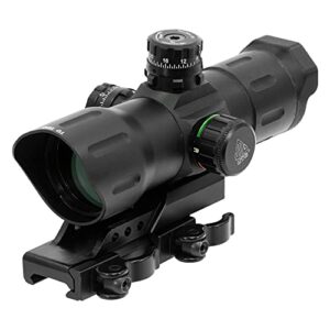 utg 6" ita red/green cqb t-dot sight with offset qd mount