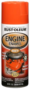 rust-oleum 248941, chevy orange, 12 oz, automotive engine enamel spray paint, 12 ounce (pack of 1)