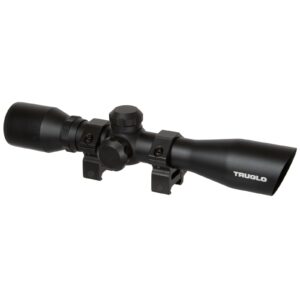 truglo compact 4x32mm diamond ballistic reticle black riflescope (tg8504bd)