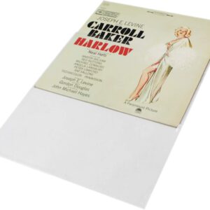 (100) 12" LP Record Outer Sleeves Premium 2.5mil Thick Archival Quality, Super Clear - 12SB025