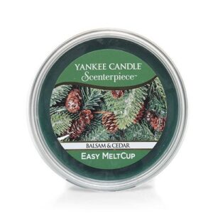 scenterpiece easy meltcup 2.2oz - yankee candle balsam & cedar