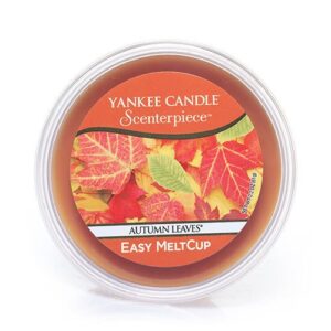 yankee candle autumn leaves scenterpiece easy meltcup, fresh scent