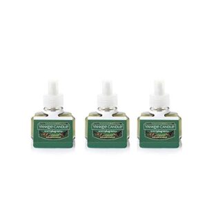 yankee candle pack of 3 balsam & cedar scentplug refill fresh scent