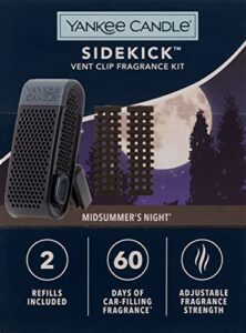 yankee candle midsummer's night® sidekick™ vent clip fragrance kit with two refills, dot