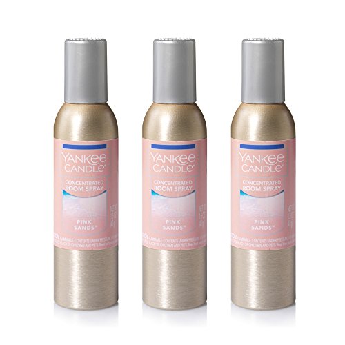 Yankee Candle Concentrated Room Spray, Pink Sands (Pack of 3)