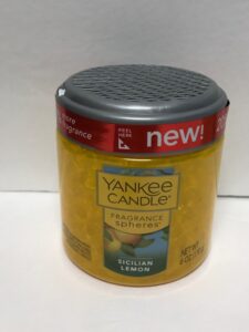 yankee candle sicilian lemon fragrance spheres, fruit scent