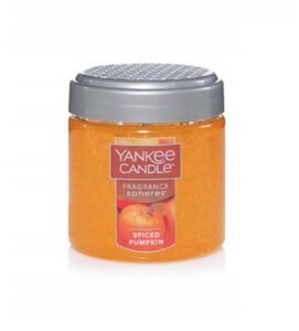 spiced pumpkin fragrance spheres odor neutralizing beads - yankee candle