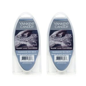 yankee candle set of 2 warm luxe cashmere fragranced wax melts