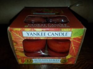 yankee candle autumn leaves 12 tea lights