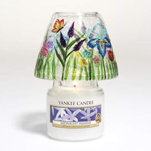 Yankee Candle Small Jar Scented Candle, Midnight Jasmine, Up to 30 Hours Burn Time, Glass, White