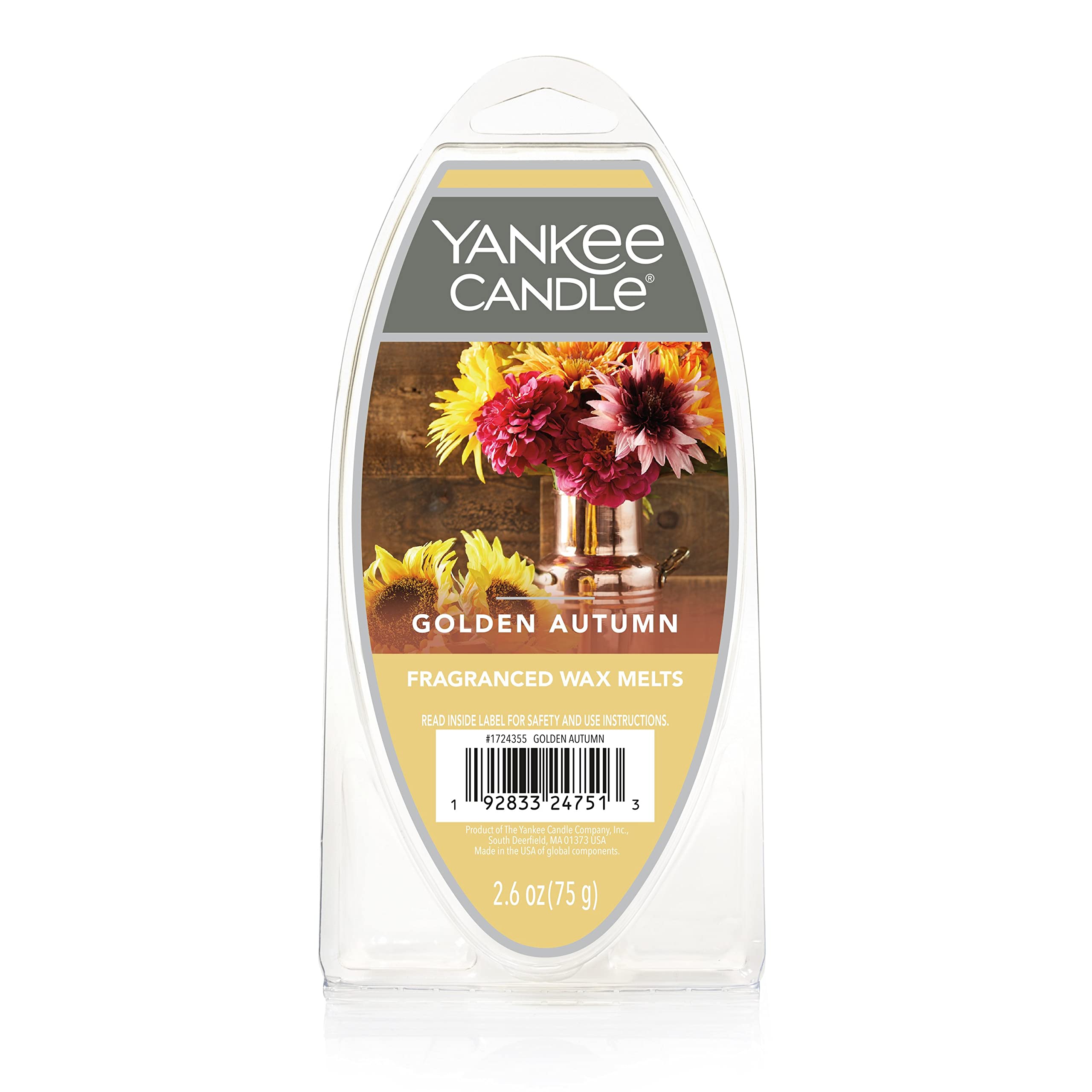 Yankee Candle Golden Autumn Fragranced 6 pc Wax Melts