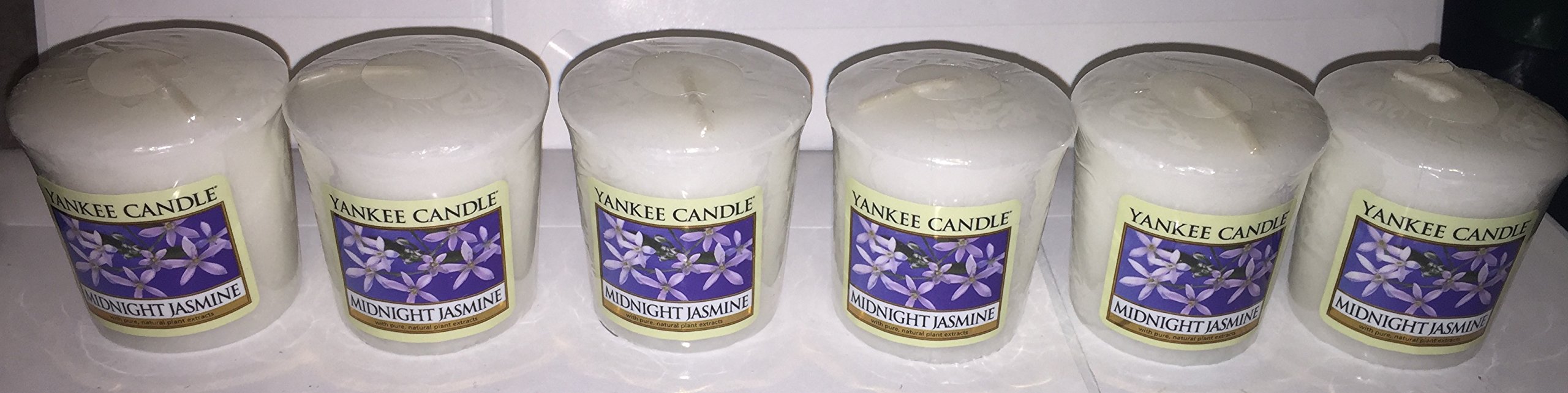 Yankee Candle Lot of 6 Midnight Jasmine Votives