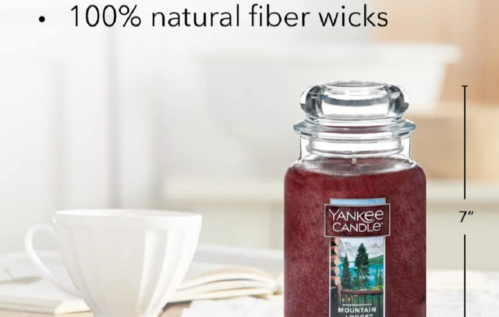 Yankee Candle Single Wick Scented Glass Candle Mountain Lodge