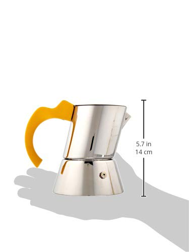 Mepra 1/3-Cup Coffee Maker, Yellow