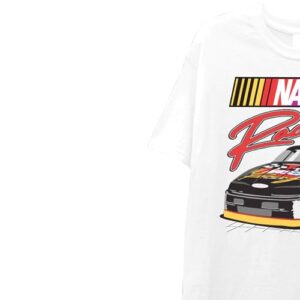 NASCAR Vintage Daytona 500 Shirt - Vintage Race Car Racing Mens Graphic T-Shirt (White, X-Large)