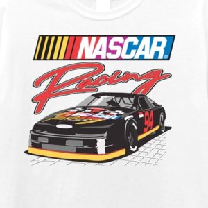 NASCAR Vintage Daytona 500 Shirt - Vintage Race Car Racing Mens Graphic T-Shirt (White, X-Large)