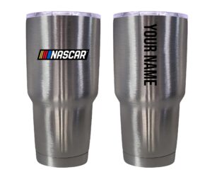 personalized custom nascar 24oz stainless steel tumbler car design with customizable name or message