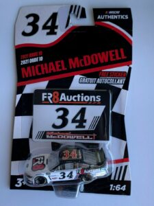 nascar authentics michael mcdowell #34, 2021 wave 10