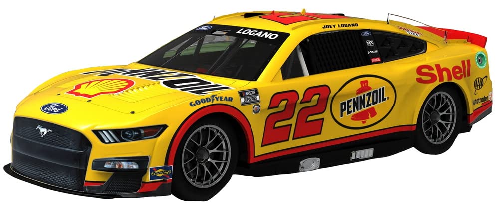 Salvinos JR Model 1/24 NASCAR 2023 Mustang Team Pensky Joey Logano Primary Color Plastic Model SJMPF2023JLP